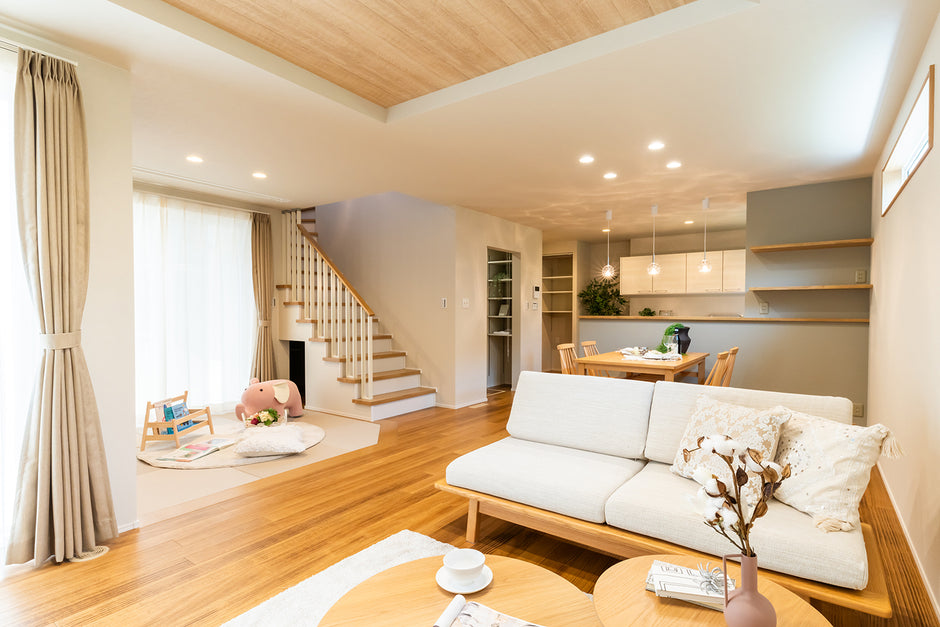 注文住宅の参考間取り探しなら『せやまどり』｜”ムダ”を削ってリビングを贅沢に！